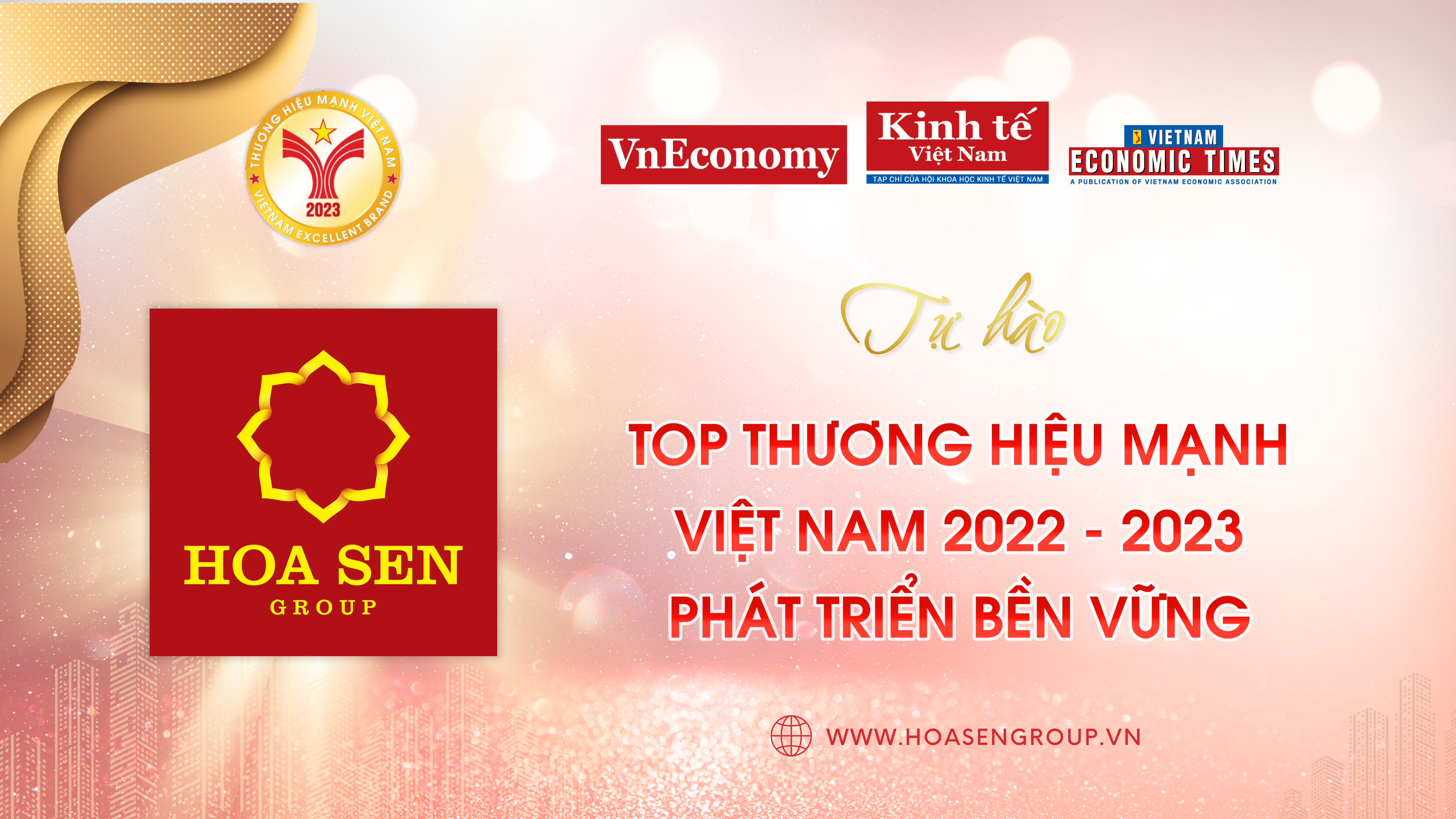 Tập đoàn Hoa Sen 11 lần liên tiếp được vinh danh thương hiệu mạnh Việt Nam